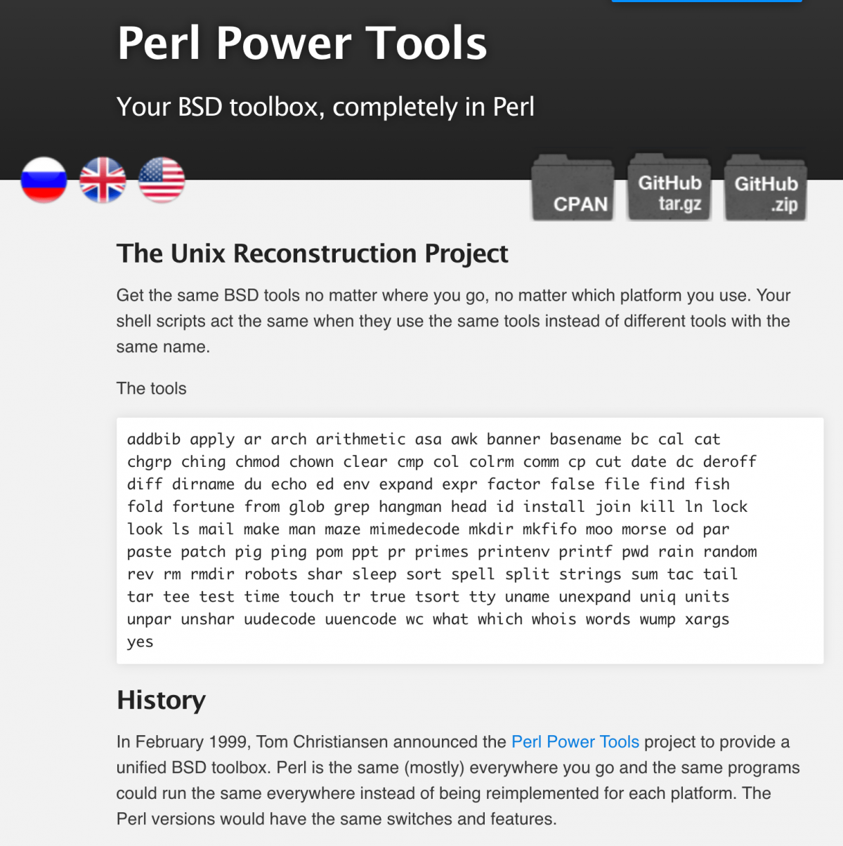 Perl Power Tools – Joseph Scott